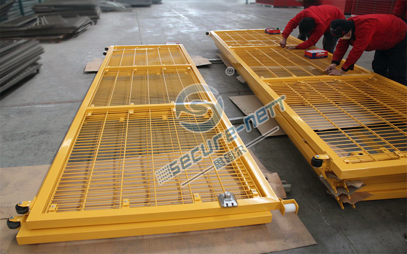 welded wire mesh anti climb folding gate fence - fence products