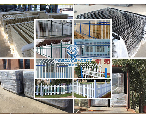 Galvanized steel fence with double extension arms exporter - Hebei ...
