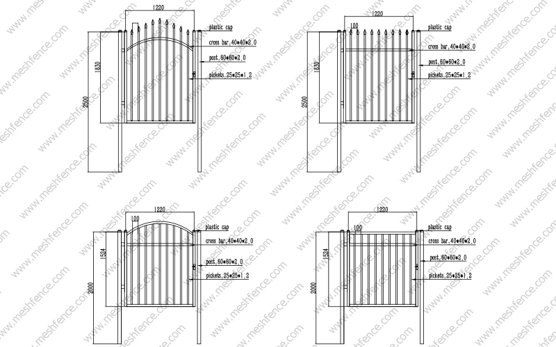 galvanized steel farm fence gate exporter - Secure-Nett